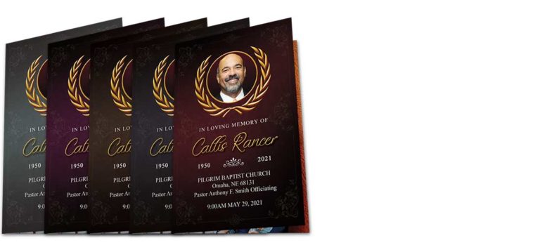 Funeral Program Templates – Editable Word Templates – FuneralParlour